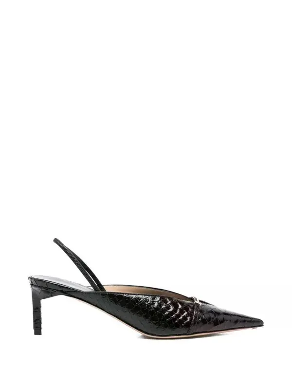 TOM FORD Sling-back Leather Pumps