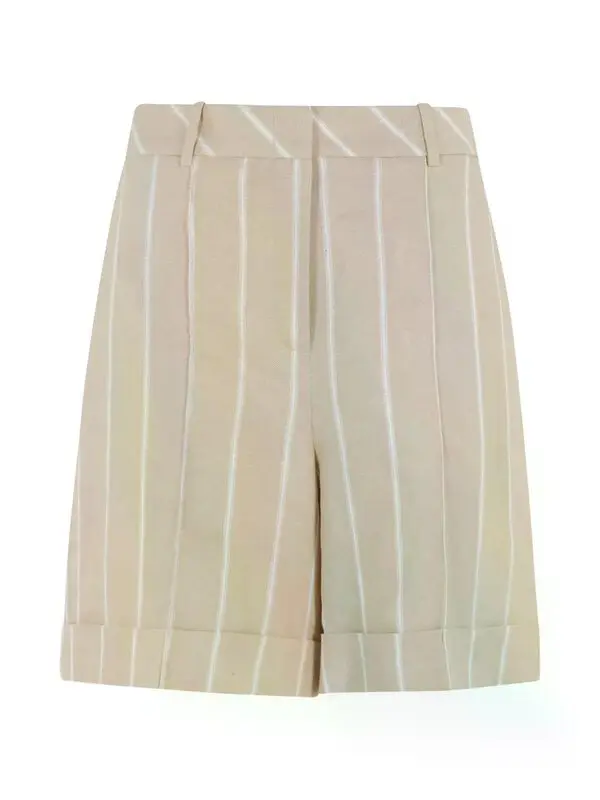 Eleventy Striped Shorts - Neutrals