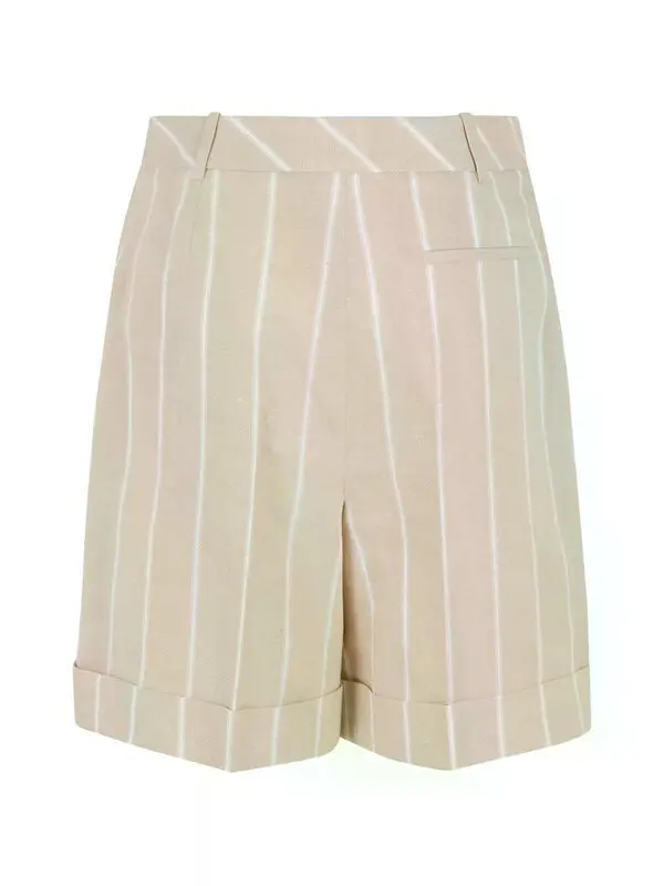 Eleventy Striped Shorts - Neutrals