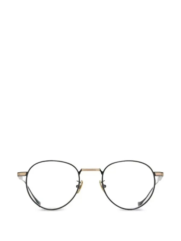 CUTLER & GROSS Lennox 1428 Round-frame Glasses - Black