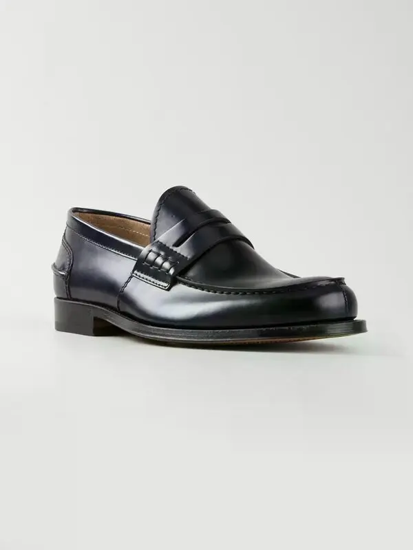 GREEN GEORGE Classic Penny Loafers
