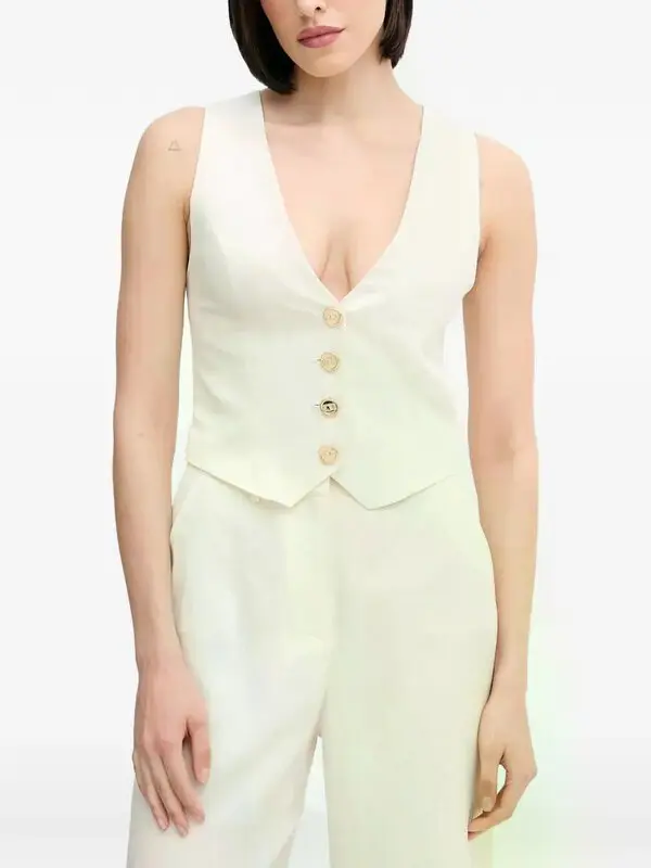 GAUDI V-neck Buttoned Vest