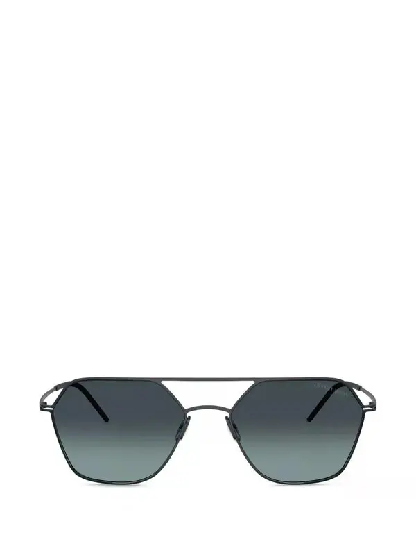 Giorgio Armani Geometric Frame Sunglasses - Blue