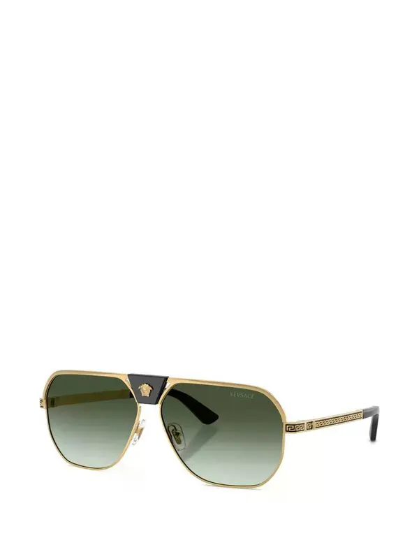 Versace Medusa Head Aviator Sunglasses