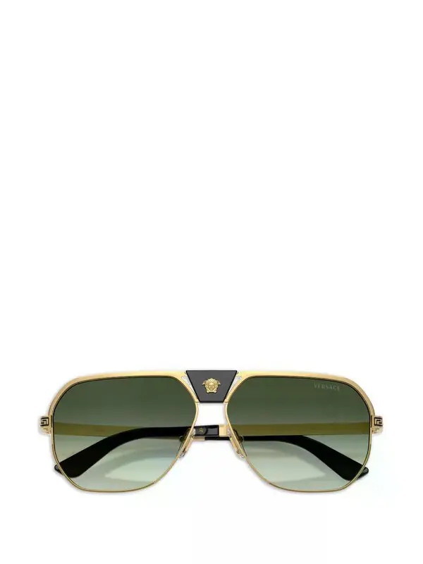 Versace Medusa Head Aviator Sunglasses