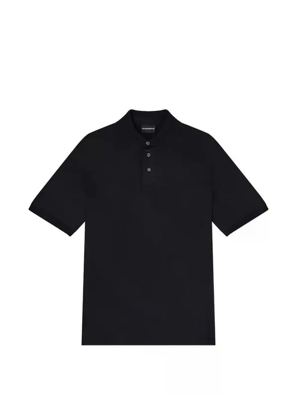 Emporio Armani Textured Polo Shirt