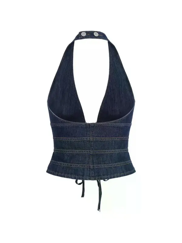 REFORMATION Halter Top With Tie Detail