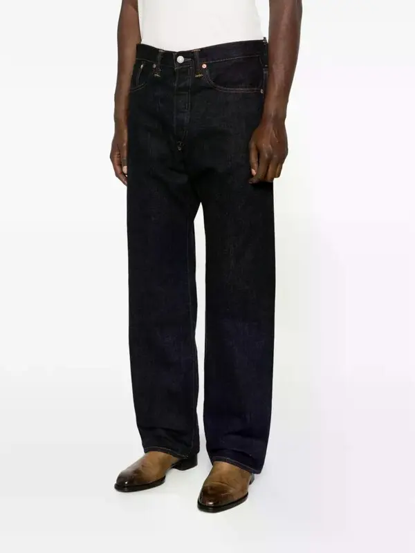 Ralph Lauren Selvedge Logo Trousers - Blue