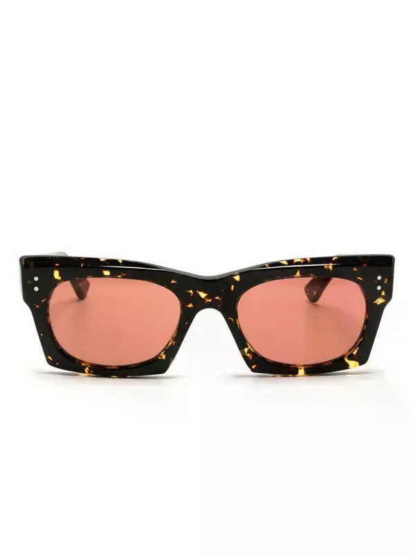 Marni Oval-frame Sunglasses - Brown
