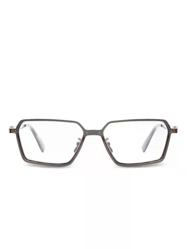 KUBORAUM Geometric Frame Glasses - Silver