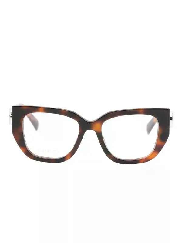 Gucci Cat-eye Frame Eyeglasses - Brown