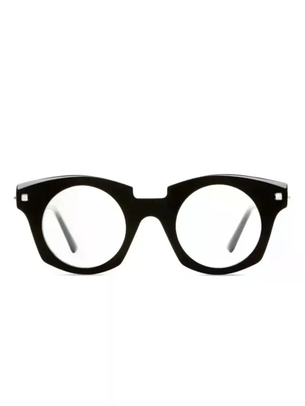 KUBORAUM J6 Round-frame Glasses - Black
