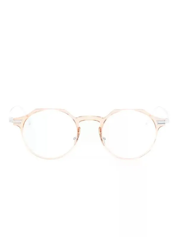 CUTLER & GROSS Round-frame Glasses - Orange