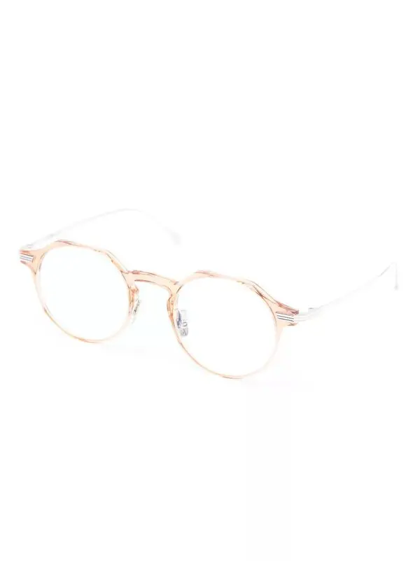 CUTLER & GROSS Round-frame Glasses - Orange
