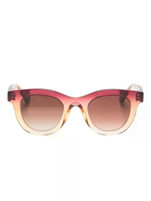 Thierry Lasry Consistency Round-frame Sunglasses - Orange