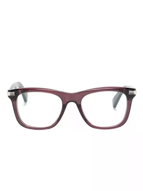 CARTIER Rectangle-frame Glasses - Purple