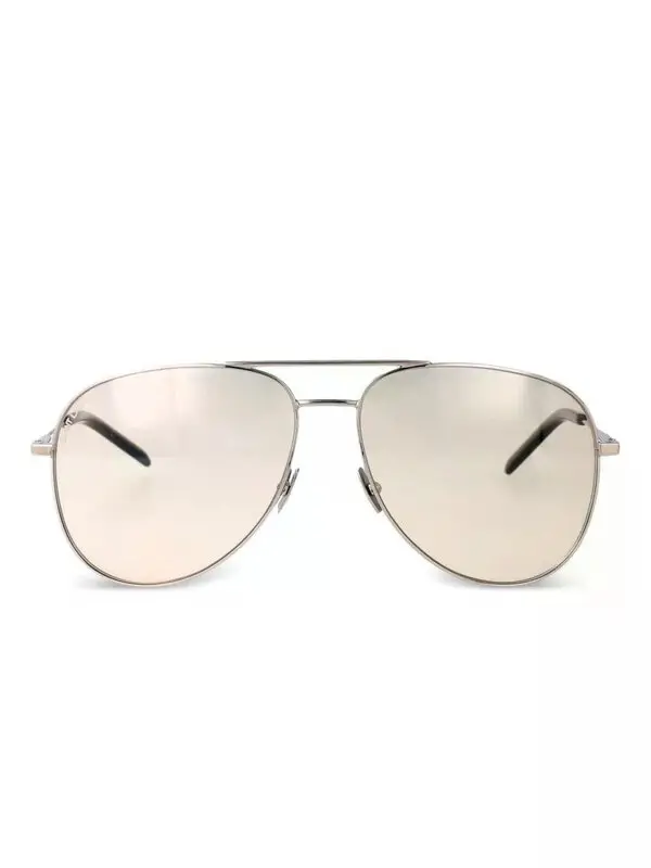 Saint Laurent Classic 11 Aviator Sunglasses - Grey