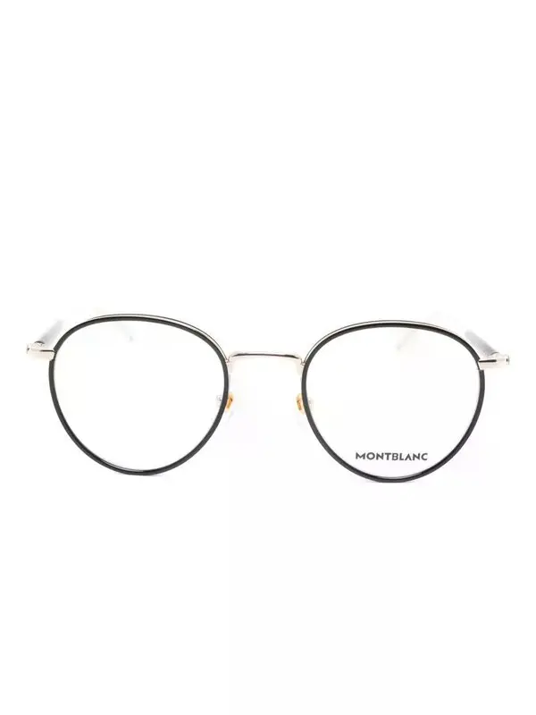 Montblanc Round Frame Eyeglasses - Gold