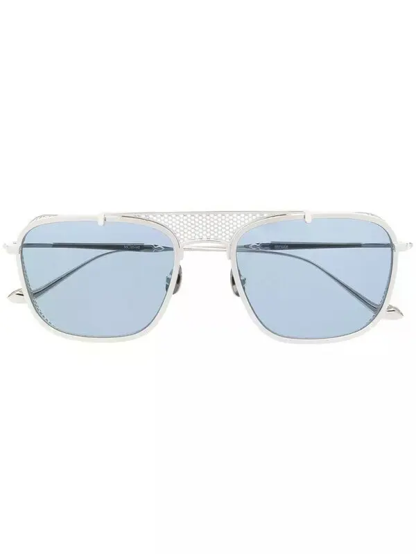 Matsuda Square-frame Tinted Sunglasses - Silver