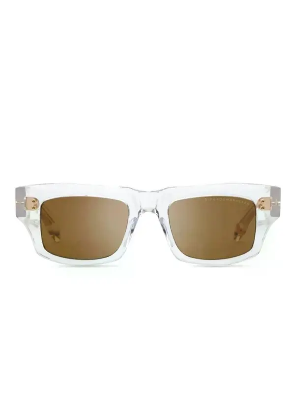 Dita Square-frame Sunglasses - White