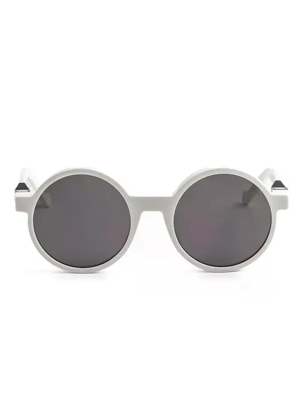 VAVA EYEWEAR Round Frame Sunglasses - White
