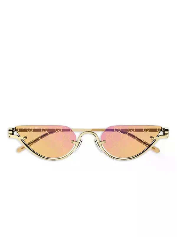 Gucci Gg1603s Cat-eye Sunglasses - Gold