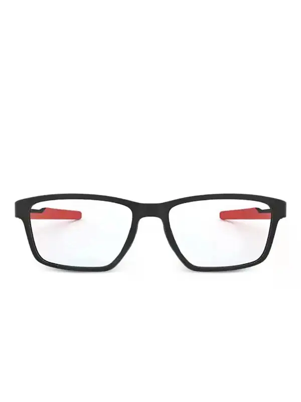 Oakley Metalink Rectangle-frame Glasses - Black