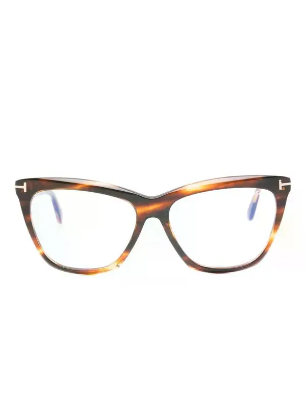 TOM FORD Cat-eye Glasses - Brown