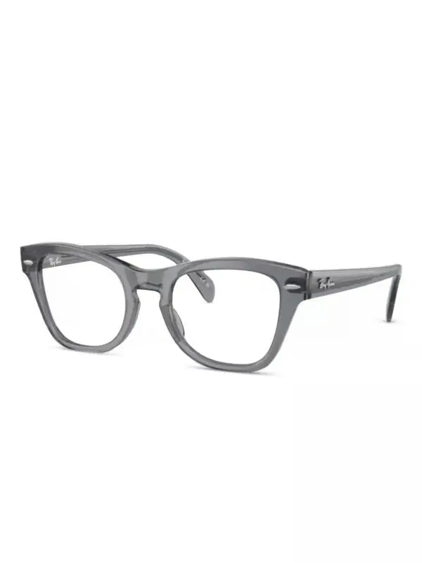 Ray-ban Logo-lettering Square Frame Glasses