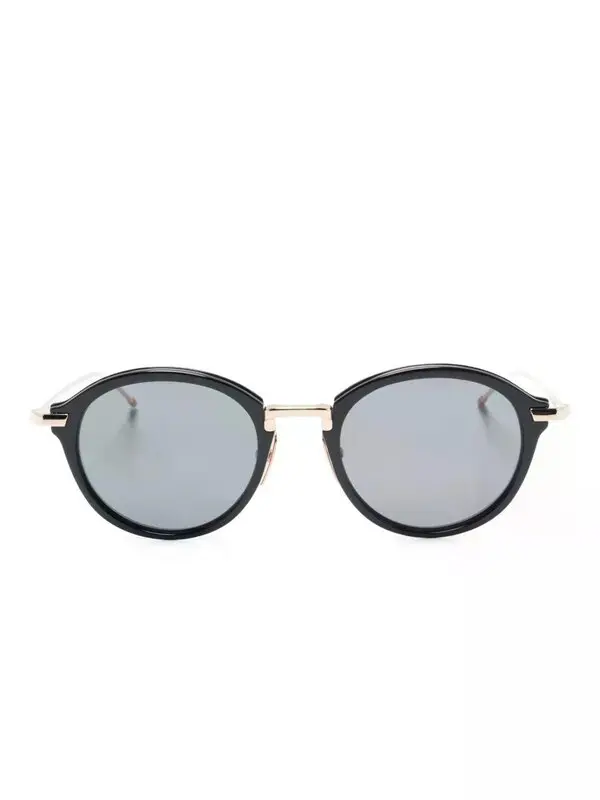 Thom Browne Round-frame Sunglasses - Gold