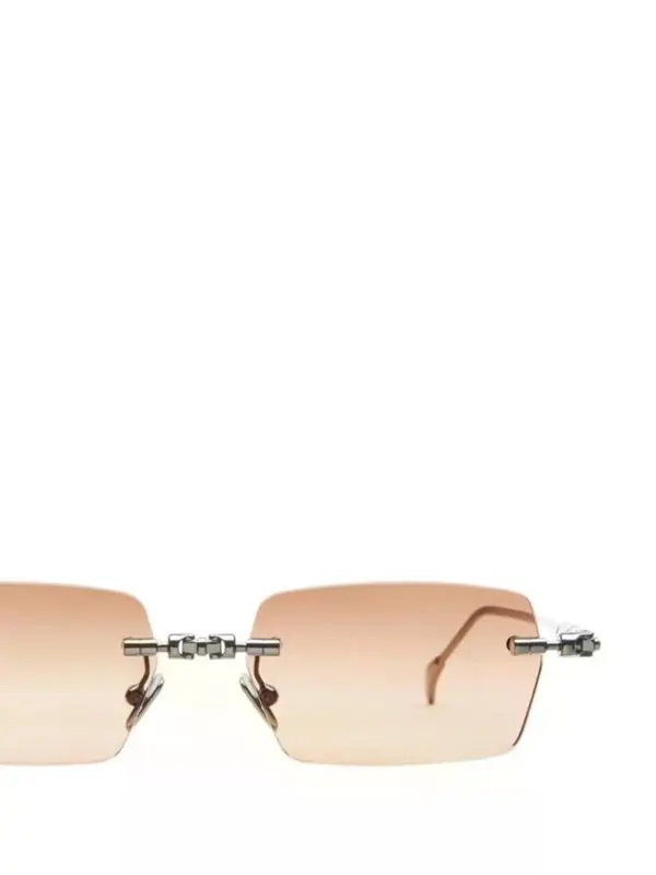 KUBORAUM H61 Rimless Sunglasses - Silver