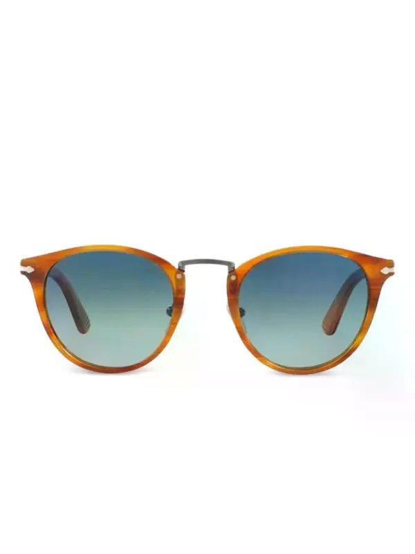 Persol Round Frame Sunglasses - Brown