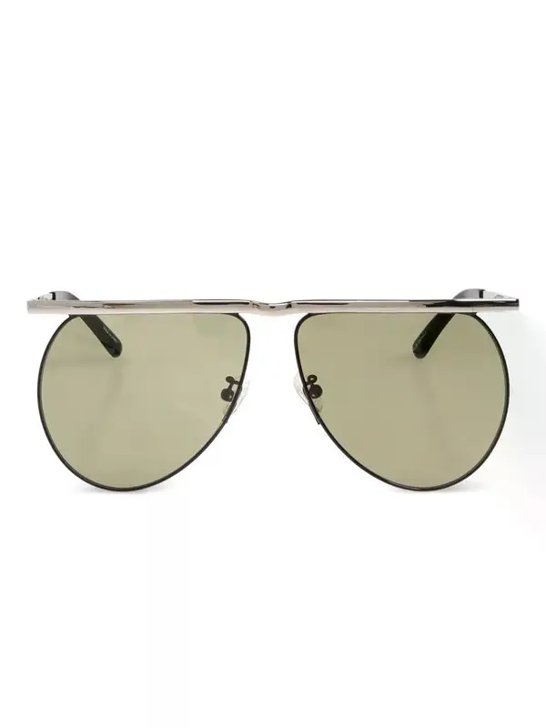 Attico Browline Sunglasses - Silver