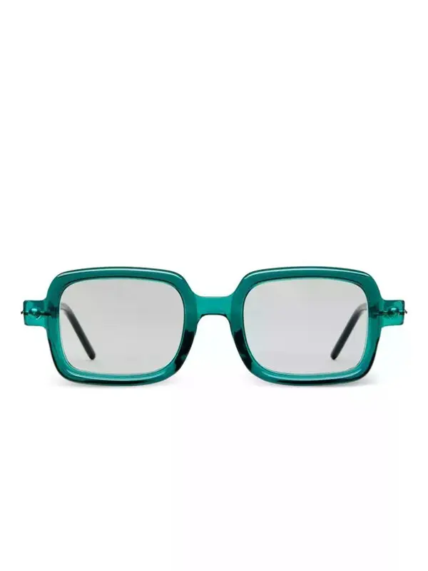 KUBORAUM P2 Rectangle-frame Glasses - Green
