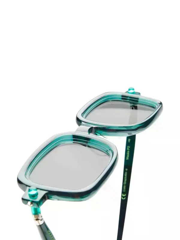 KUBORAUM P2 Rectangle-frame Glasses