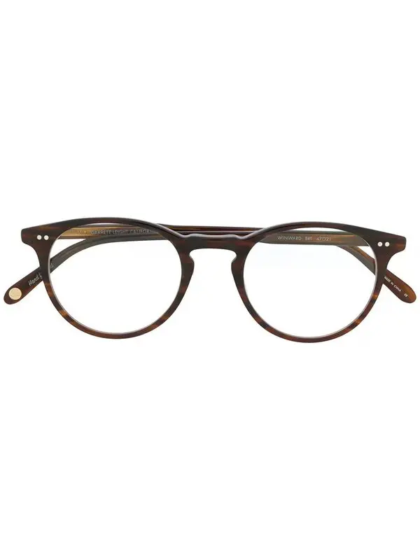 Garrett Leight Winward Eyeglasses - Brown