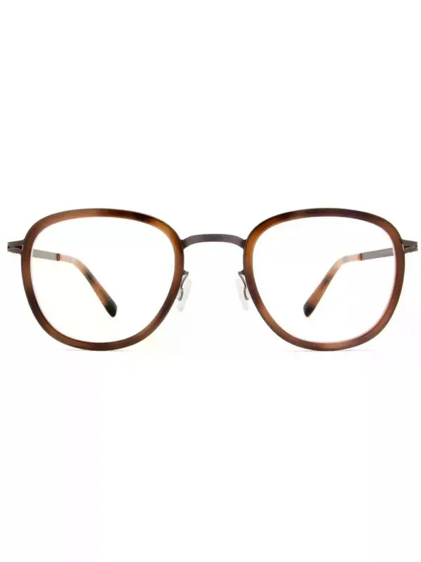 Mykita Helmi Round-frame Glasses - Brown