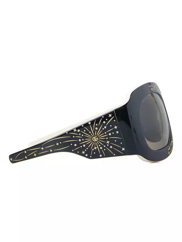 Gucci Firework-embellished Square Sunglasses