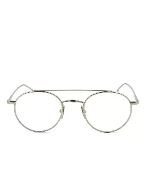 Thom Browne Round-frame Glasses - Grey