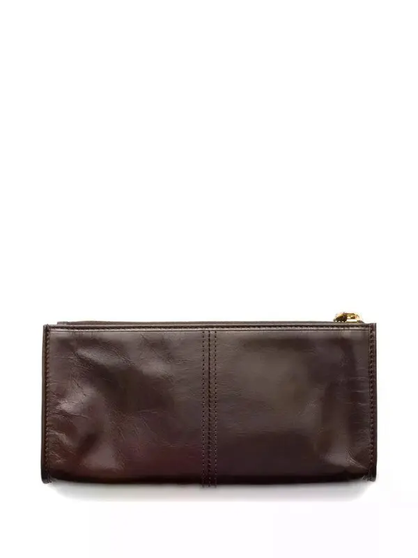 Prada Leather Pouch - Brown