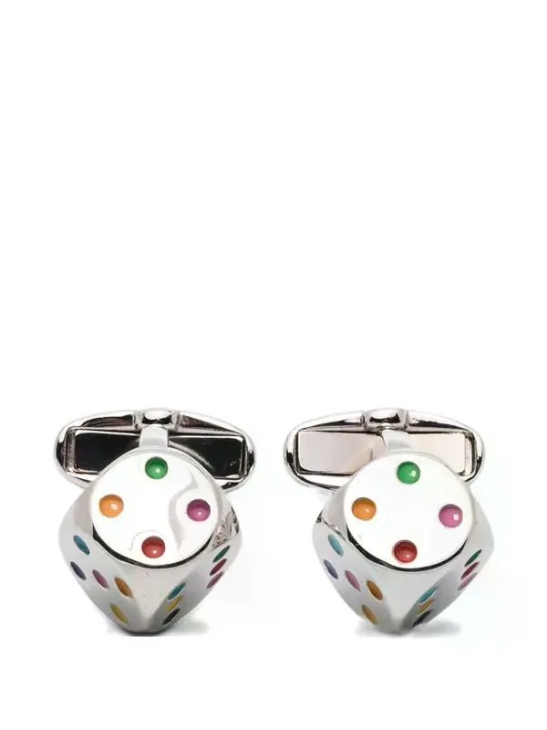 Paul Smith Dice Cufflinks - Silver