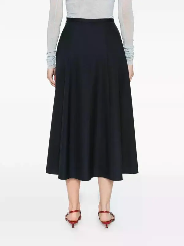 Alberta Ferretti A-line Midi Skirt
