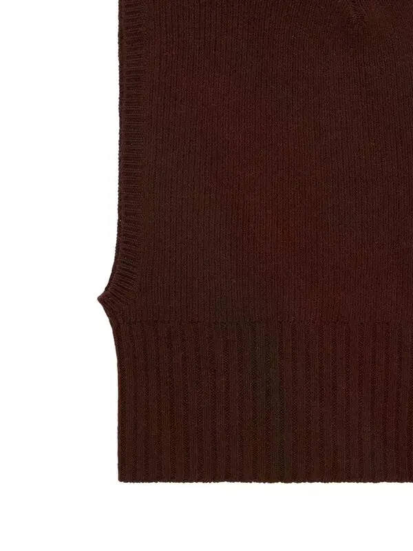 Eric Bompard Ribbed Hood - Brown