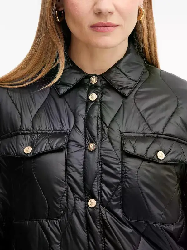 GAUDI Quilted Buttoned Jacket