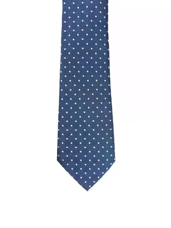 Giorgio Armani Polka-dot Necktie - Blue