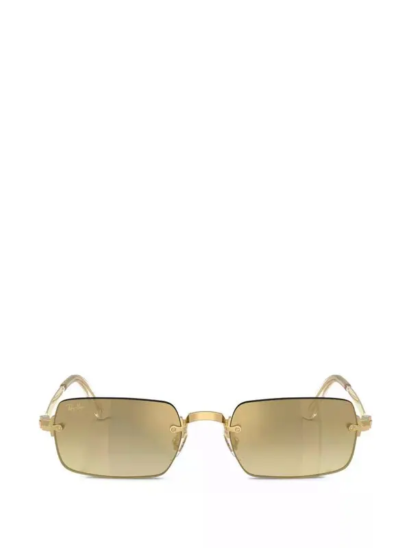 Ray-ban X A$ap Rocky Rectangle Sunglasses - Gold
