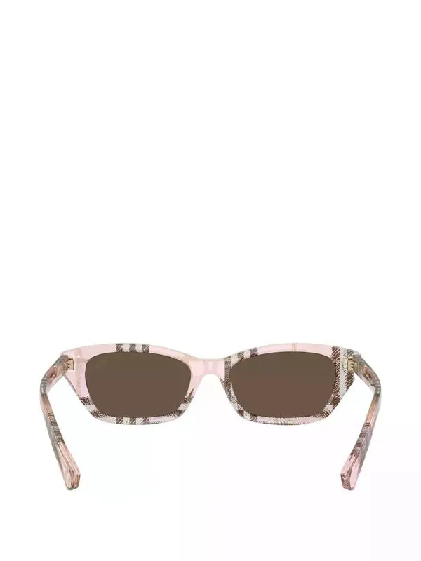 Burberry Checked Cat-eye Sunglasses