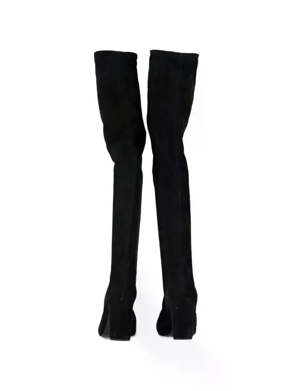 Saint Laurent Block-heel Knee-high Boots