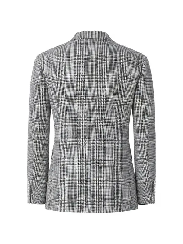 Brunello Cucinelli Checked Single-breasted Jacket