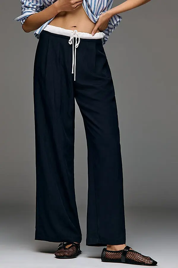 Maeve Drawcord Trousers Pants